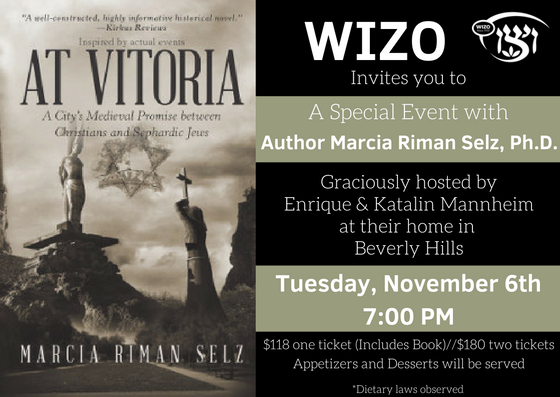 LA At Vitoria Book Event - WIZO California - Women’s International ...